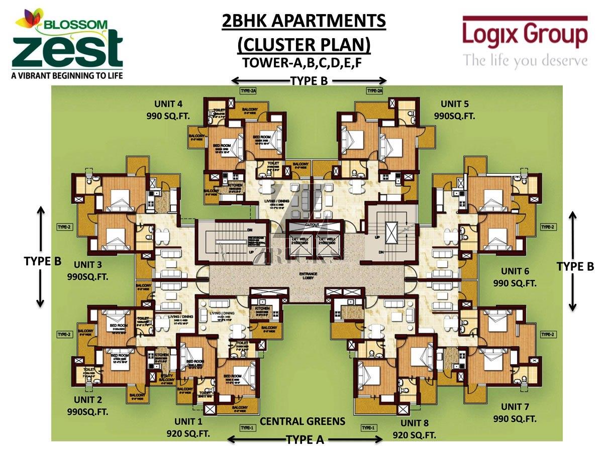 Cluster Building Plan Designs