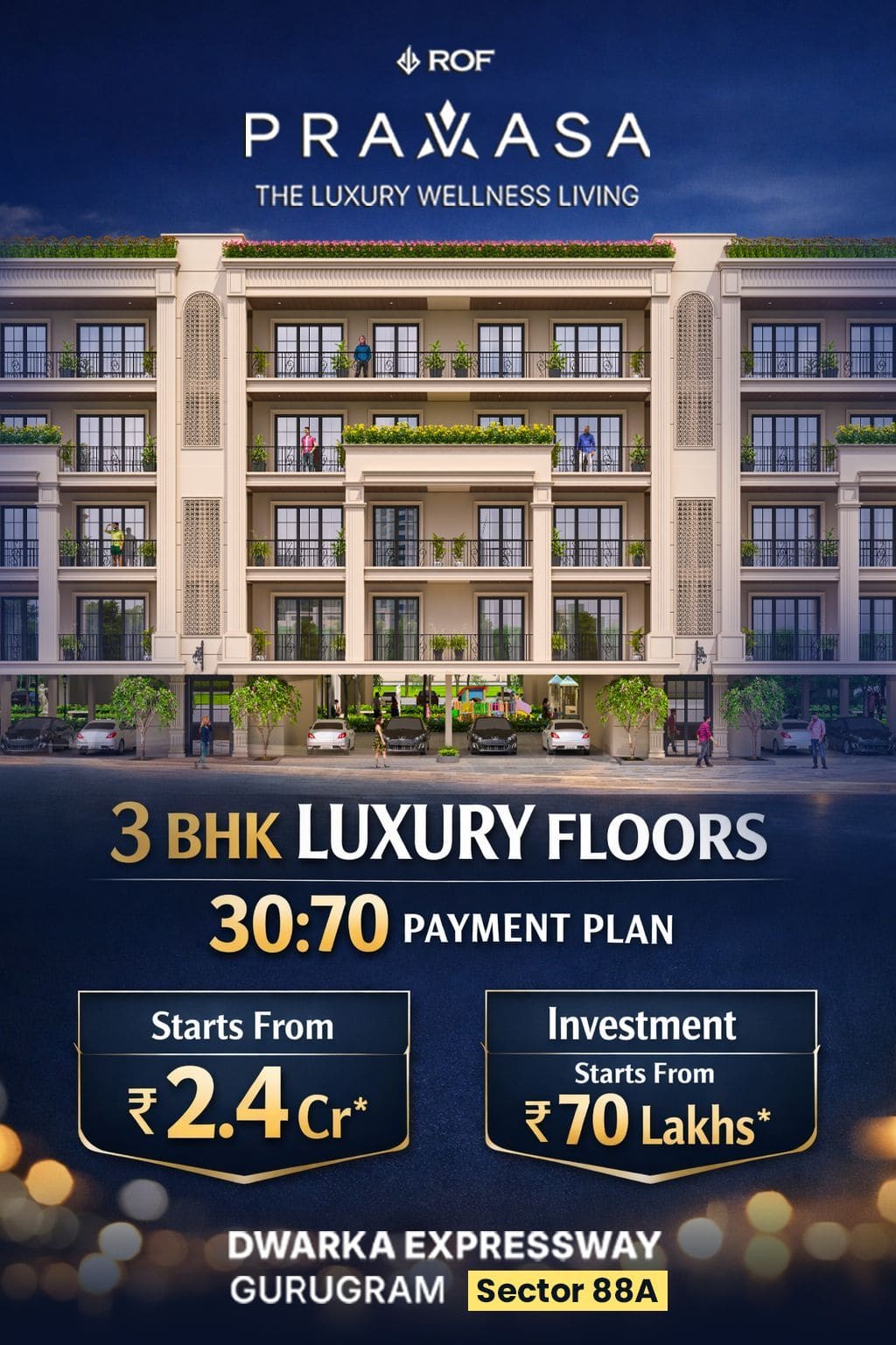 ROF Pravasa, Sector 88A, Dwarka Expressway, Gurgaon – Zricks.com