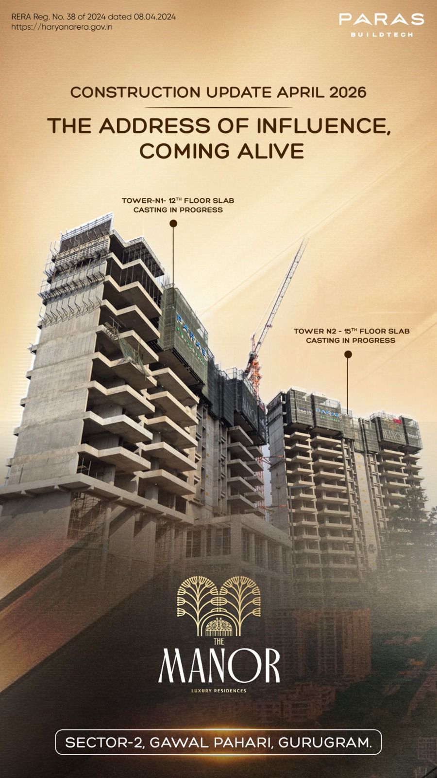 April 2026 Construction Update for The Manor || Check Out the Latest at ...